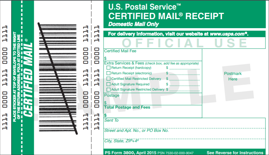 Send Certified Mail Online